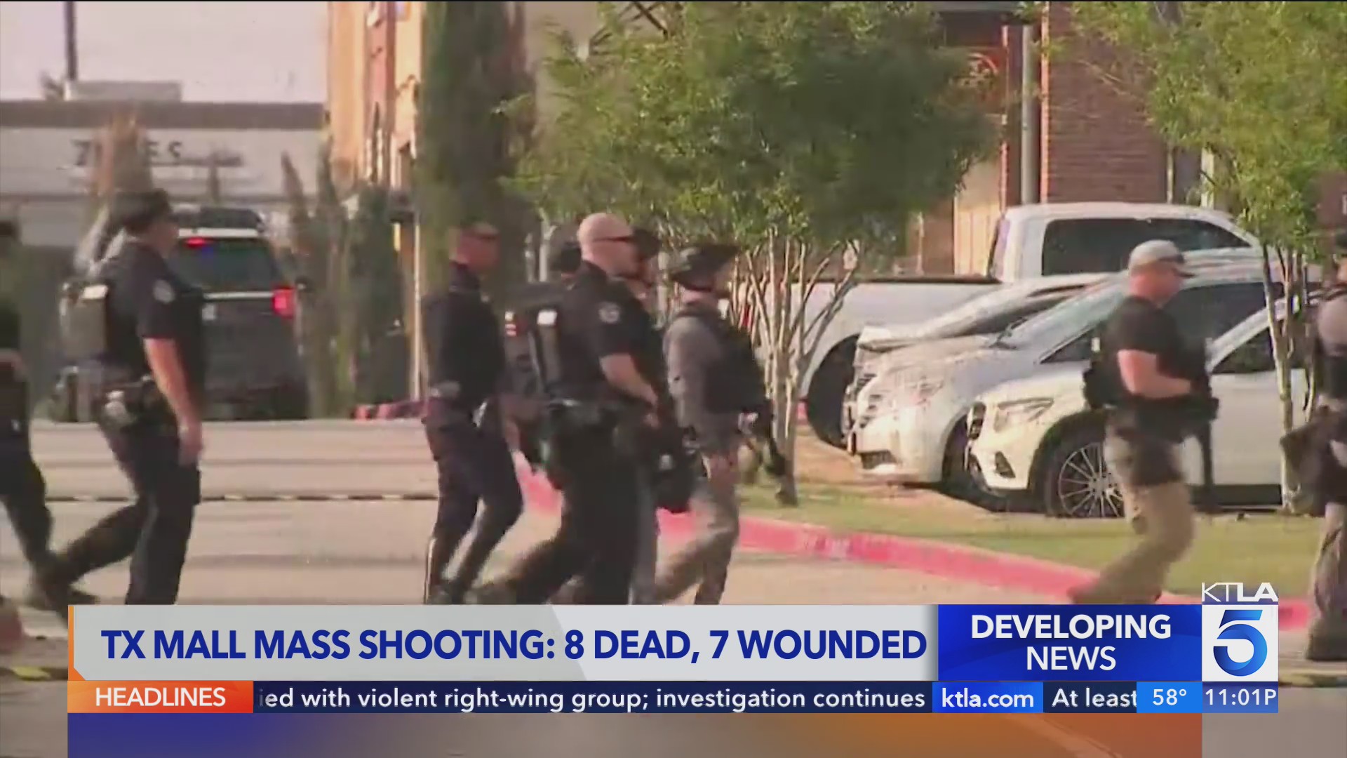 8 dead, 7 wounded in Texas mall mass shooting – KTLA