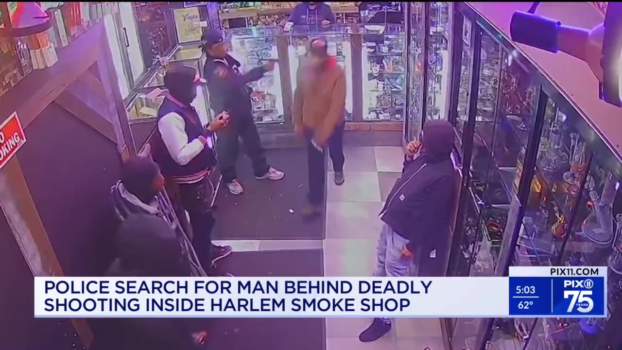 Video captures fatal shooting inside Manhattan smoke shop – PIX11