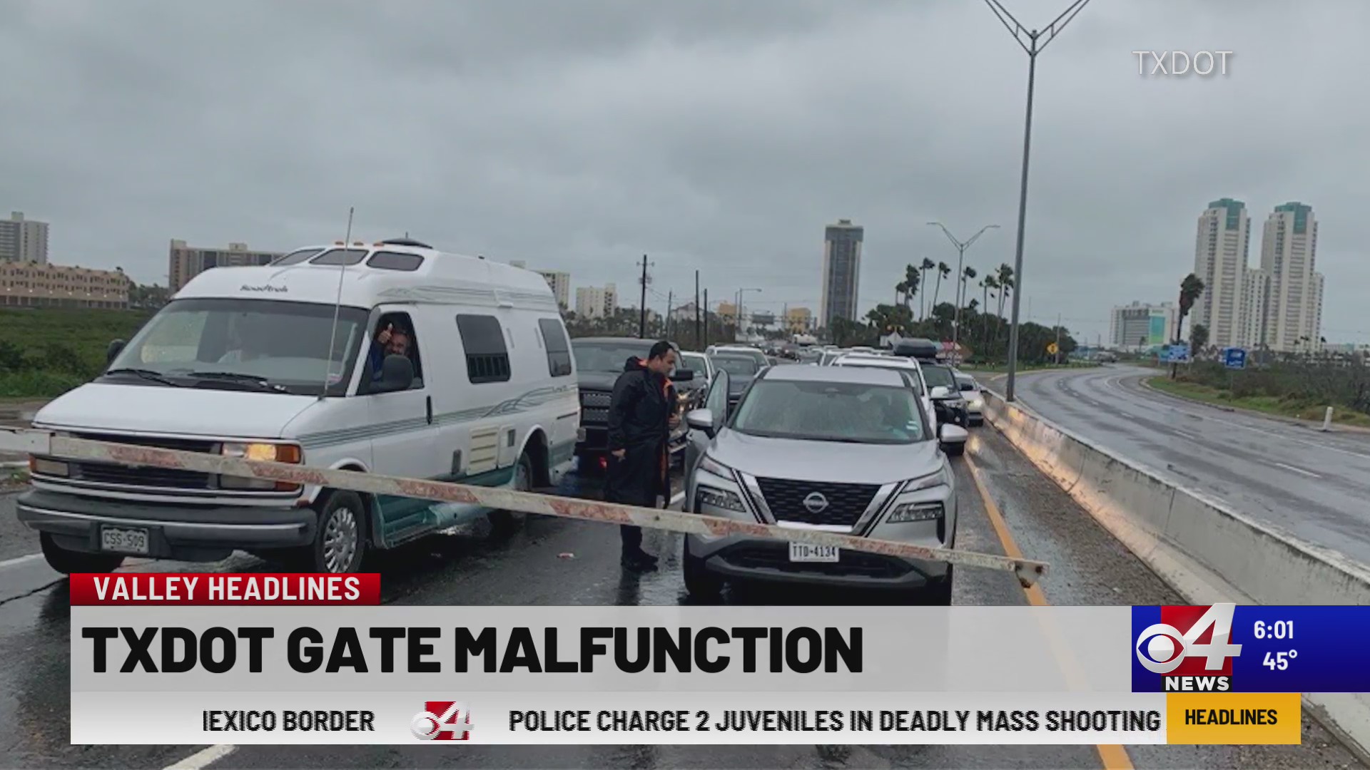 TxDOT: Causeway closed after gate malfunction – KVEO-TV