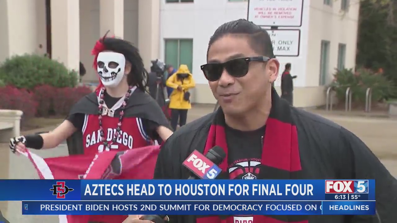 Aztecs Head To Houston For Final Four – FOX 5 San Diego & KUSI News