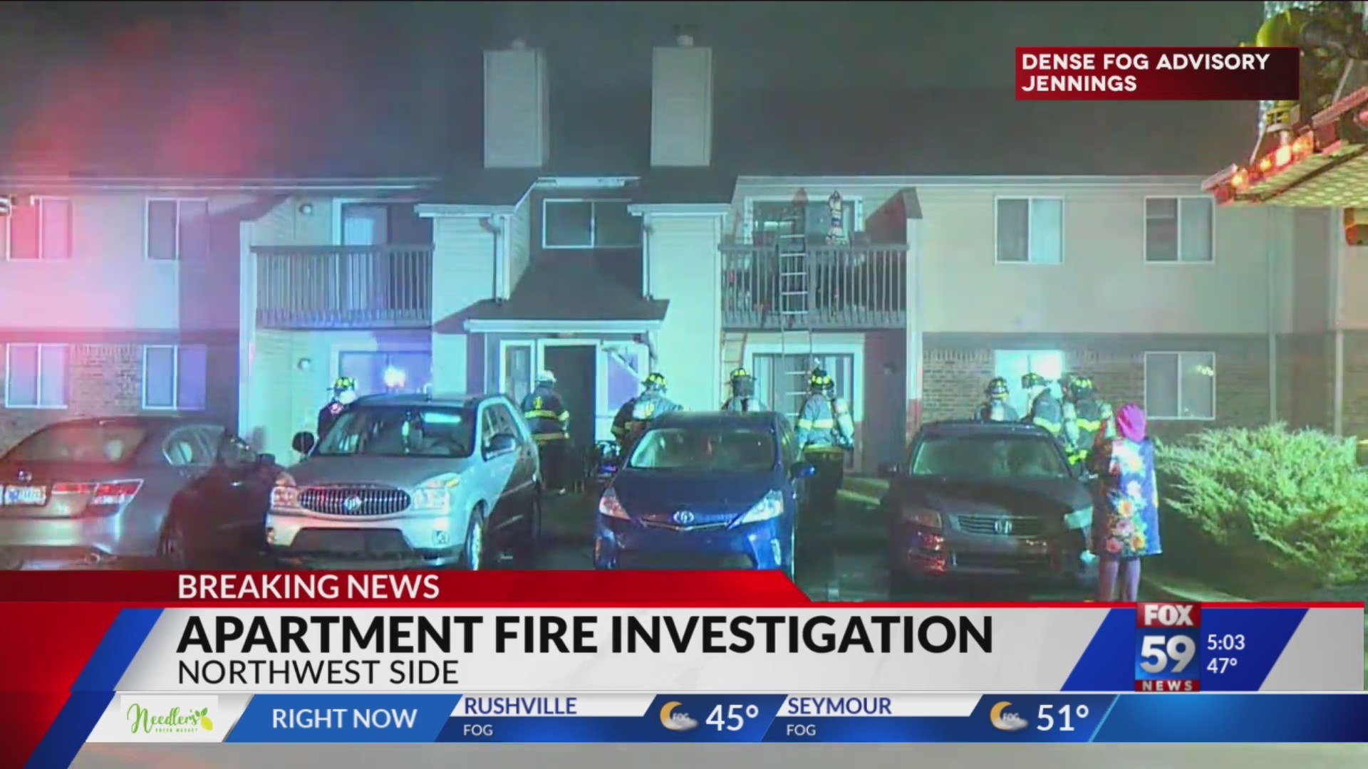 Crews respond to apartment fire on Indy’s northwest side – Fox 59