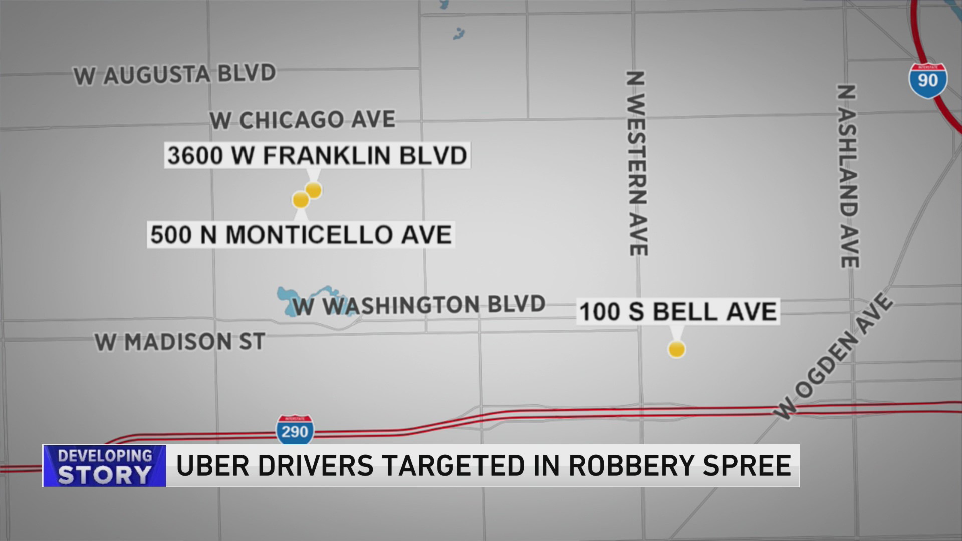 Uber drivers targeted in robbery spree on West Side – WGN-TV