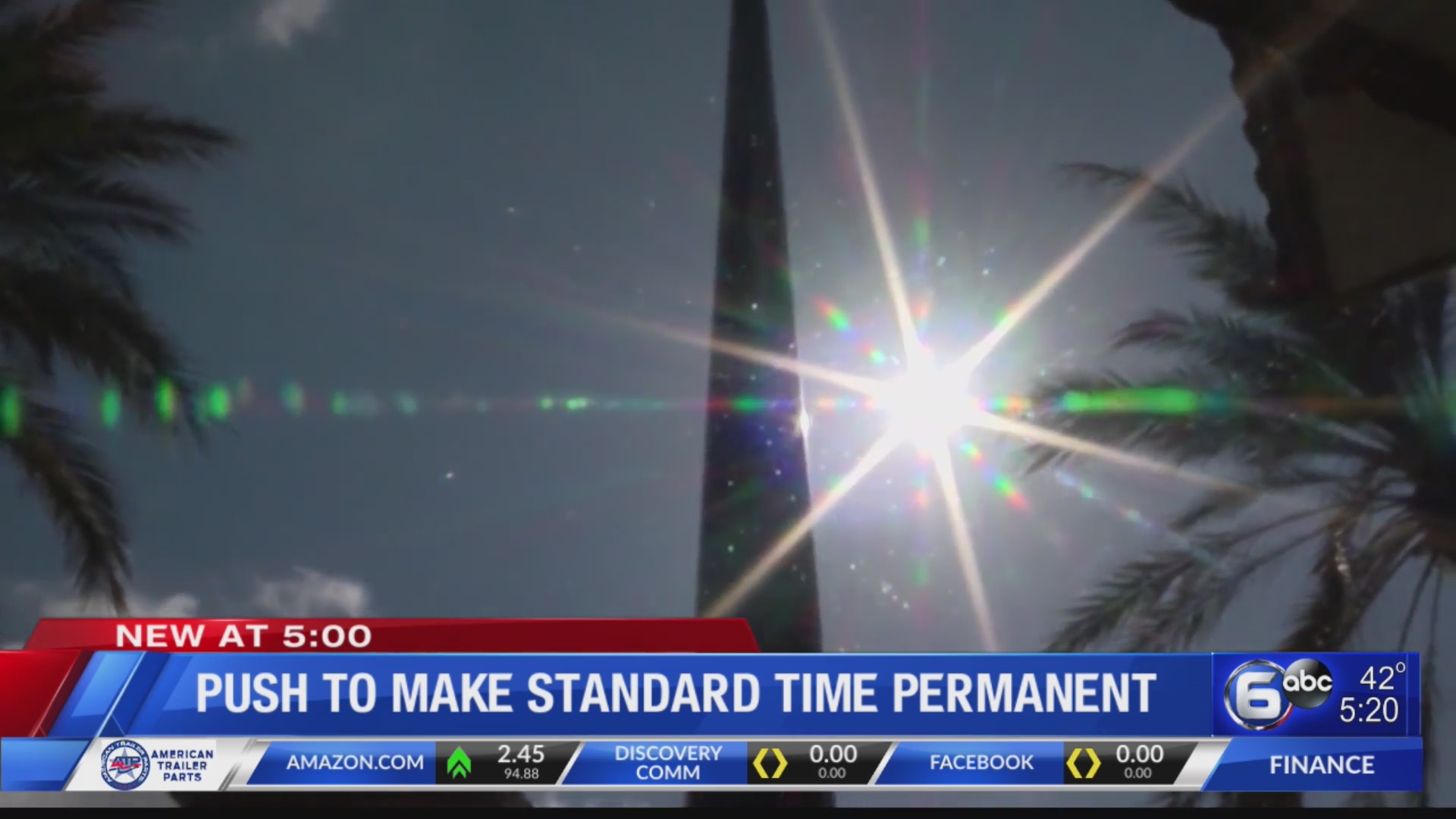 Push to make standard time permanent – WATE 6 On Your Side
