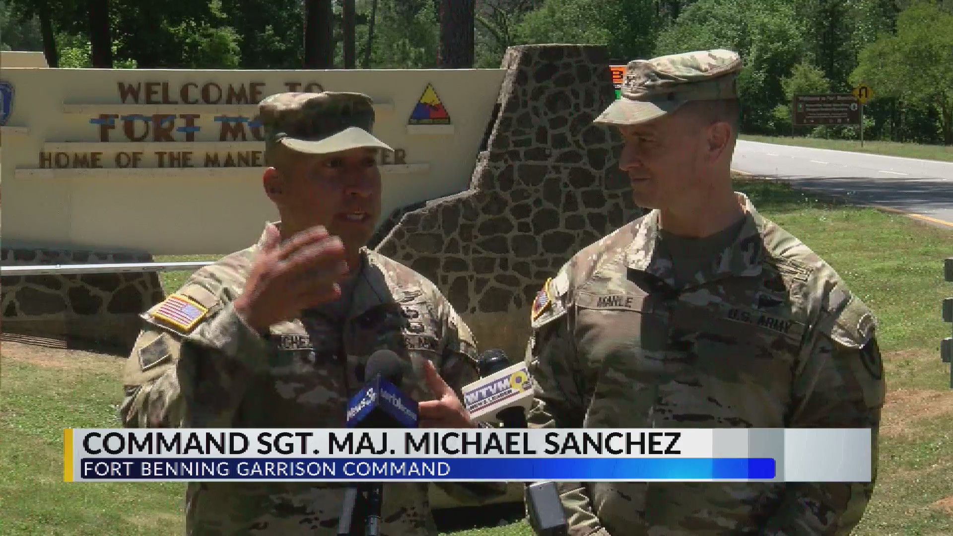 Command Sgt. Maj. Michael Sanchez talks about renaming Fort Benning ...