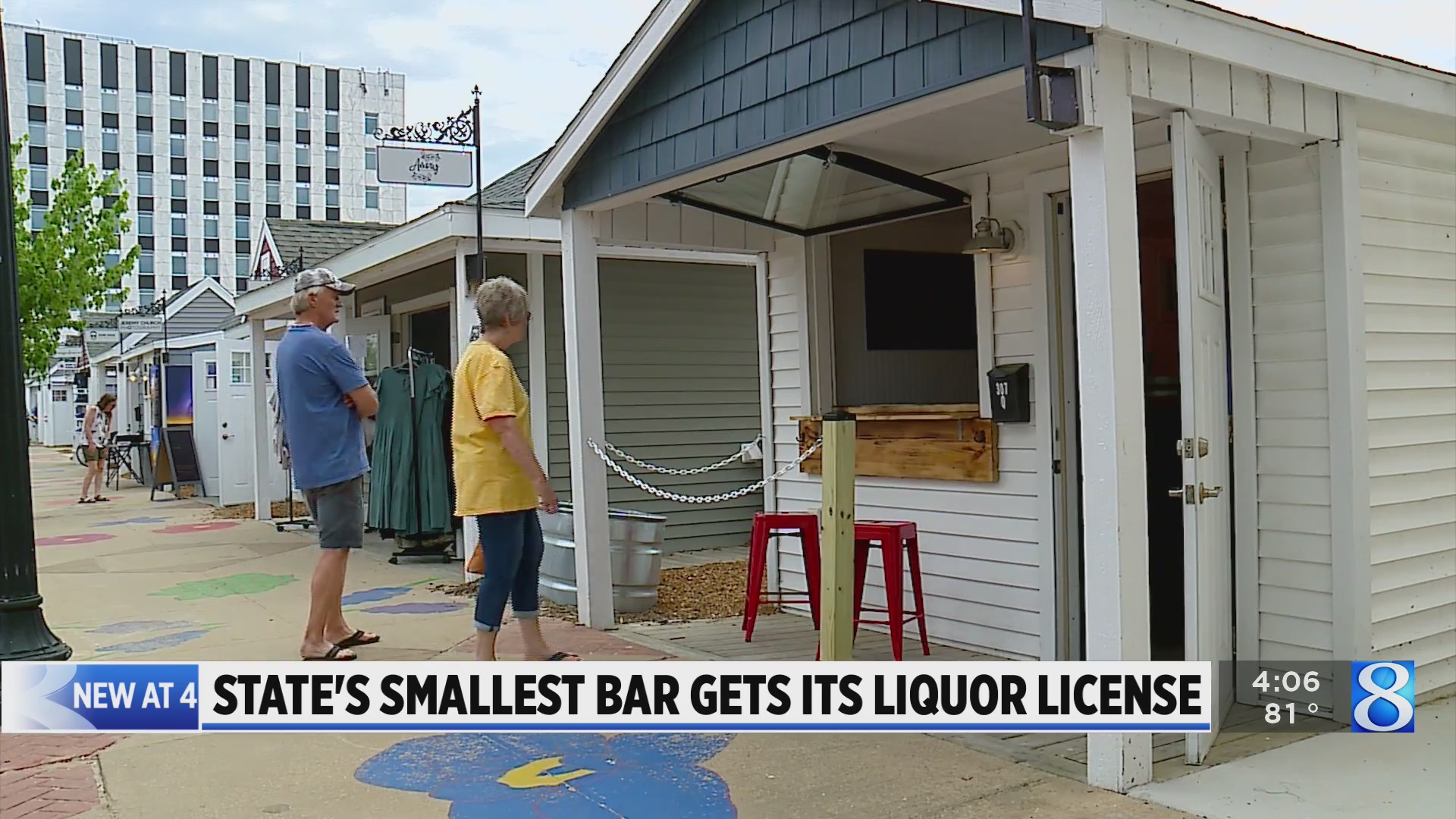 ‘Michigan’s Smallest Bar’ can now serve alcohol – WOODTV.com
