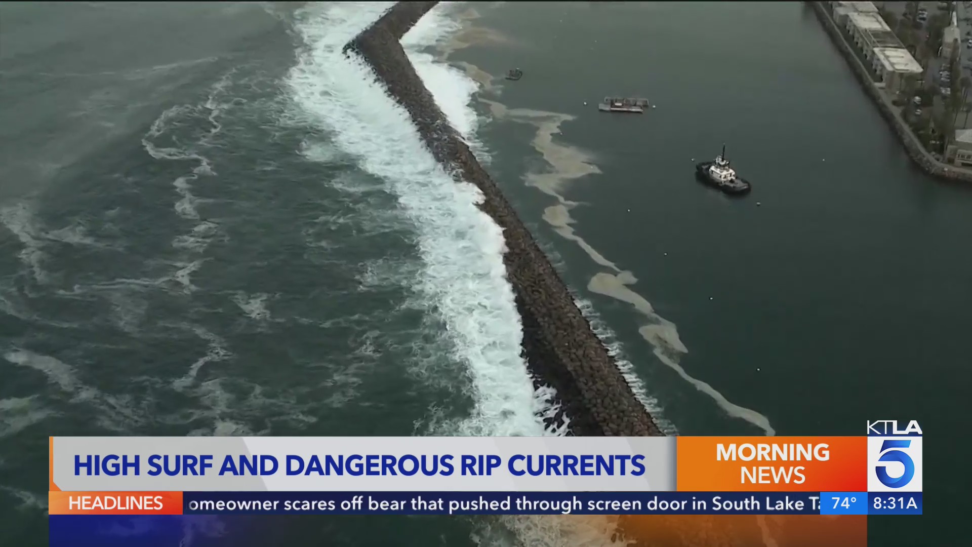Officials warn beachgoers of high surf, dangerous rip currents as ...