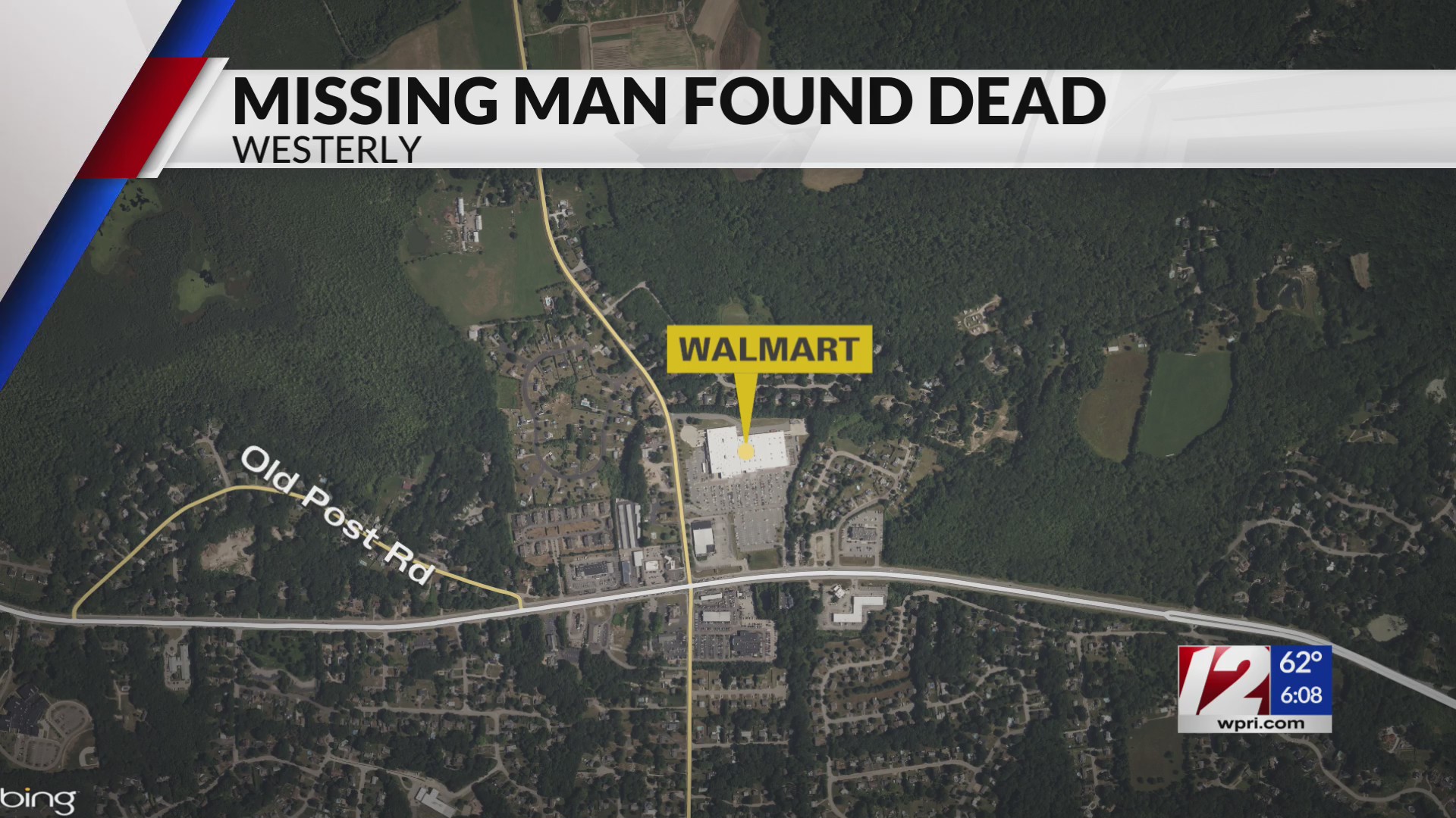 Missing man found dead in car outside Westerly Walmart – WPRI.com