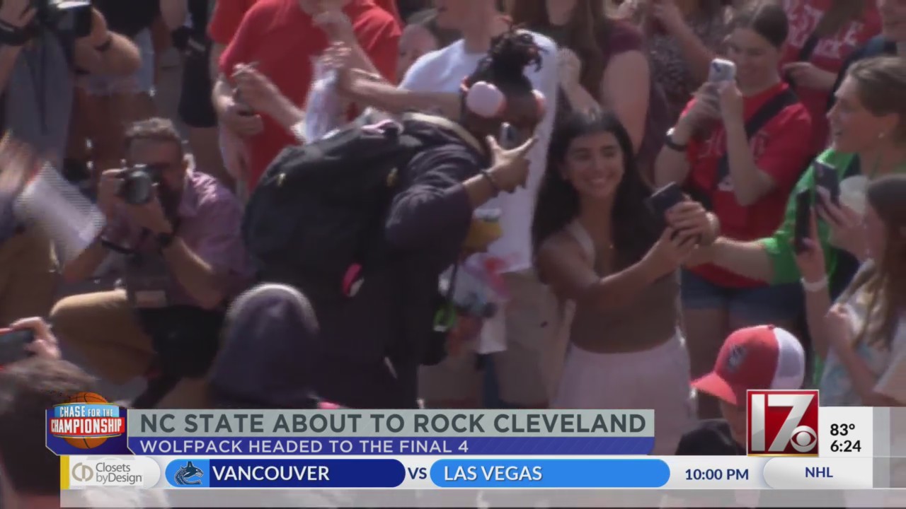 NC State fans gather to celebrate WBB team en route to Final Four ...