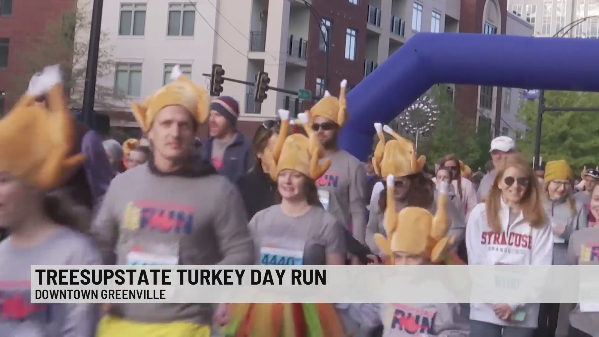 Record number of runners participate in TreesUpstate Turkey Day run ...
