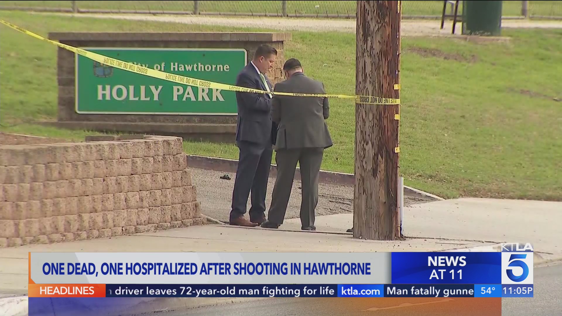 1 dead, 1 injured after shooting in Hawthorne – KTLA