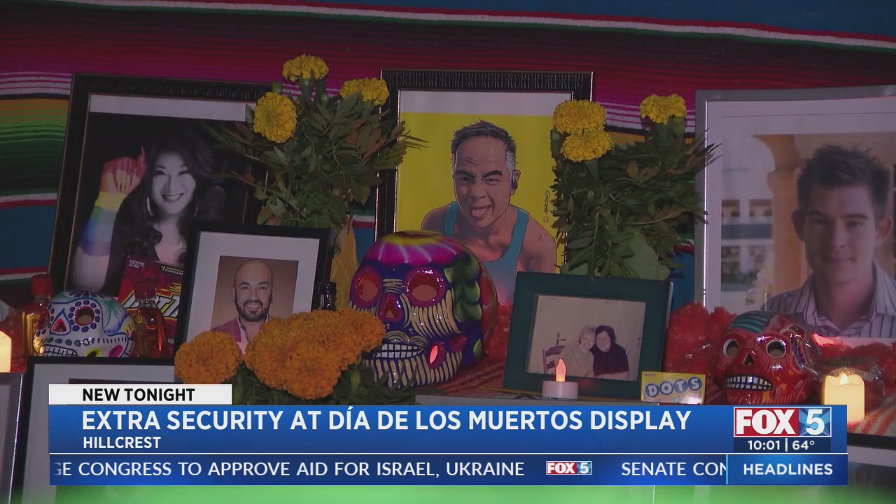 Extra Security at Día Del Los Muertos Display – FOX 5 San Diego & KUSI News