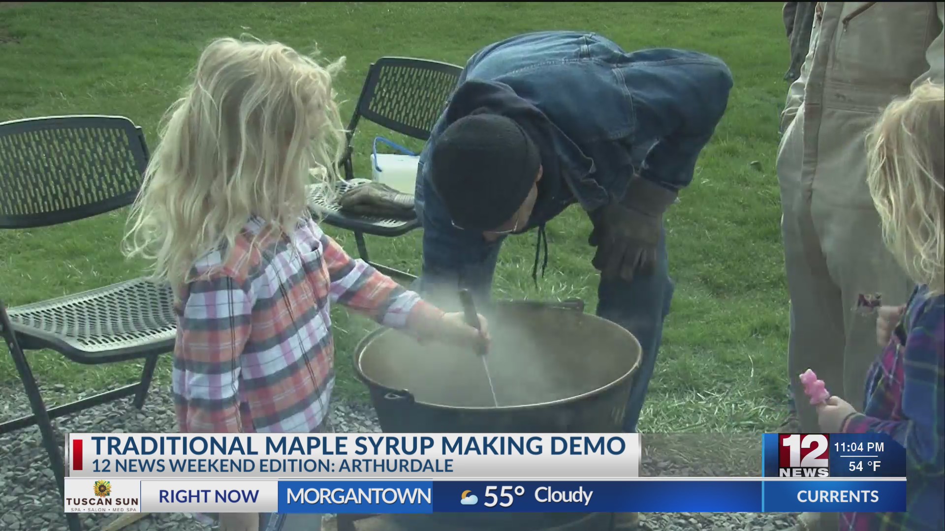 Traditional maple syrup making demo – WBOY.com