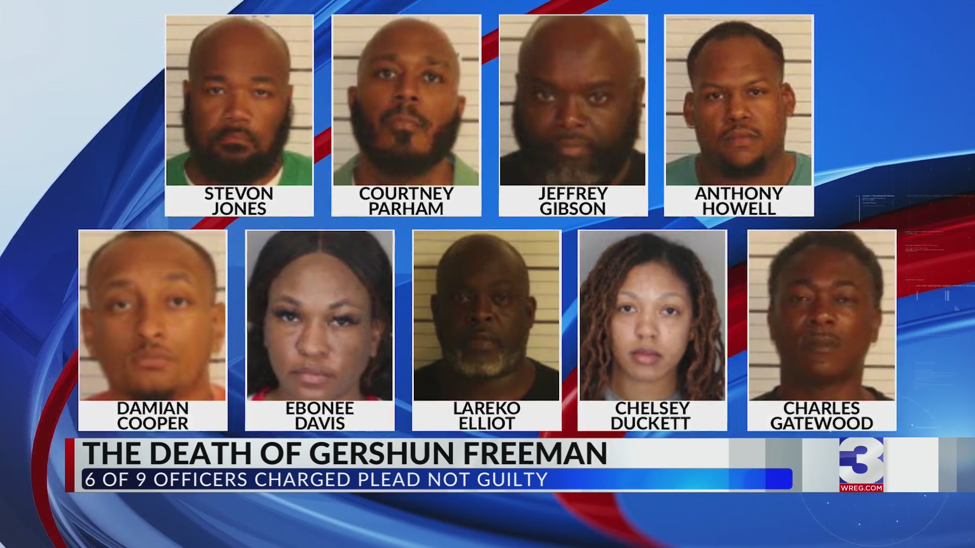 6 of 9 deputies plead not guilty in Gershun Freeman case – WREG.com