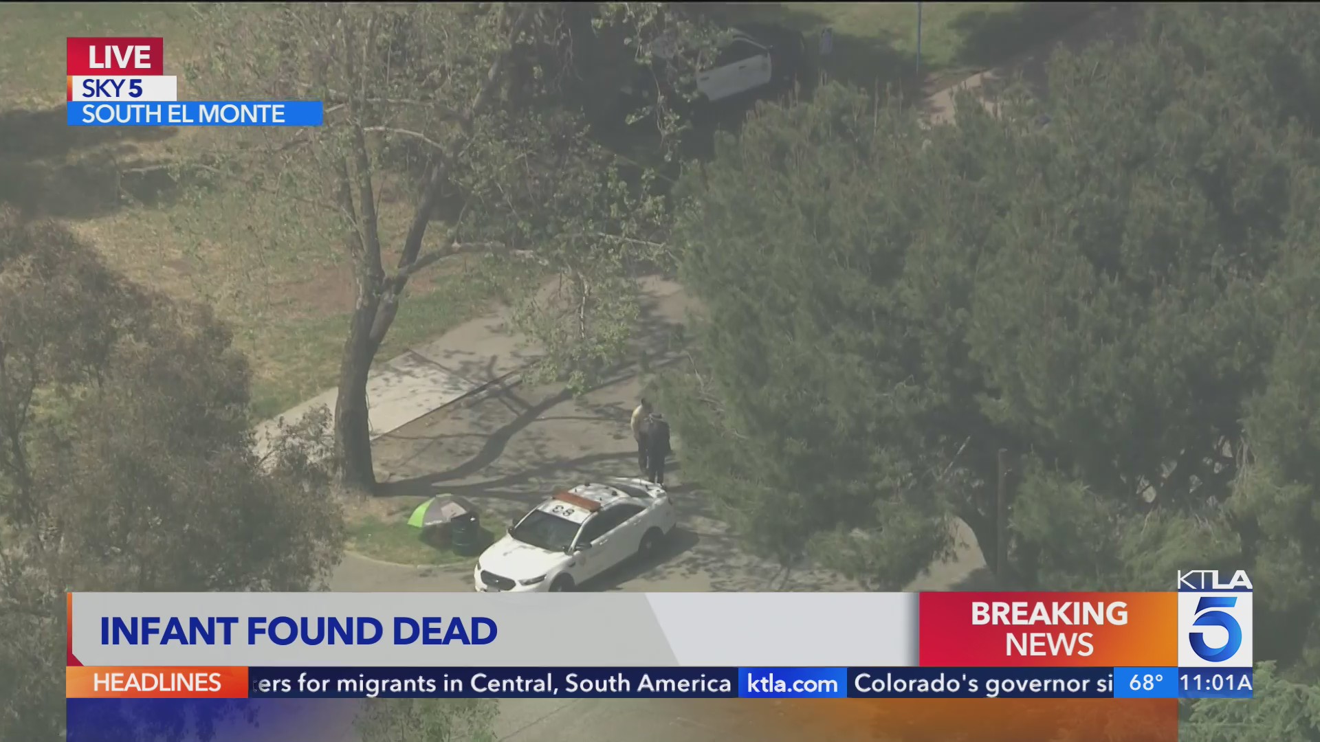 Infant found dead in South El Monte area – KTLA