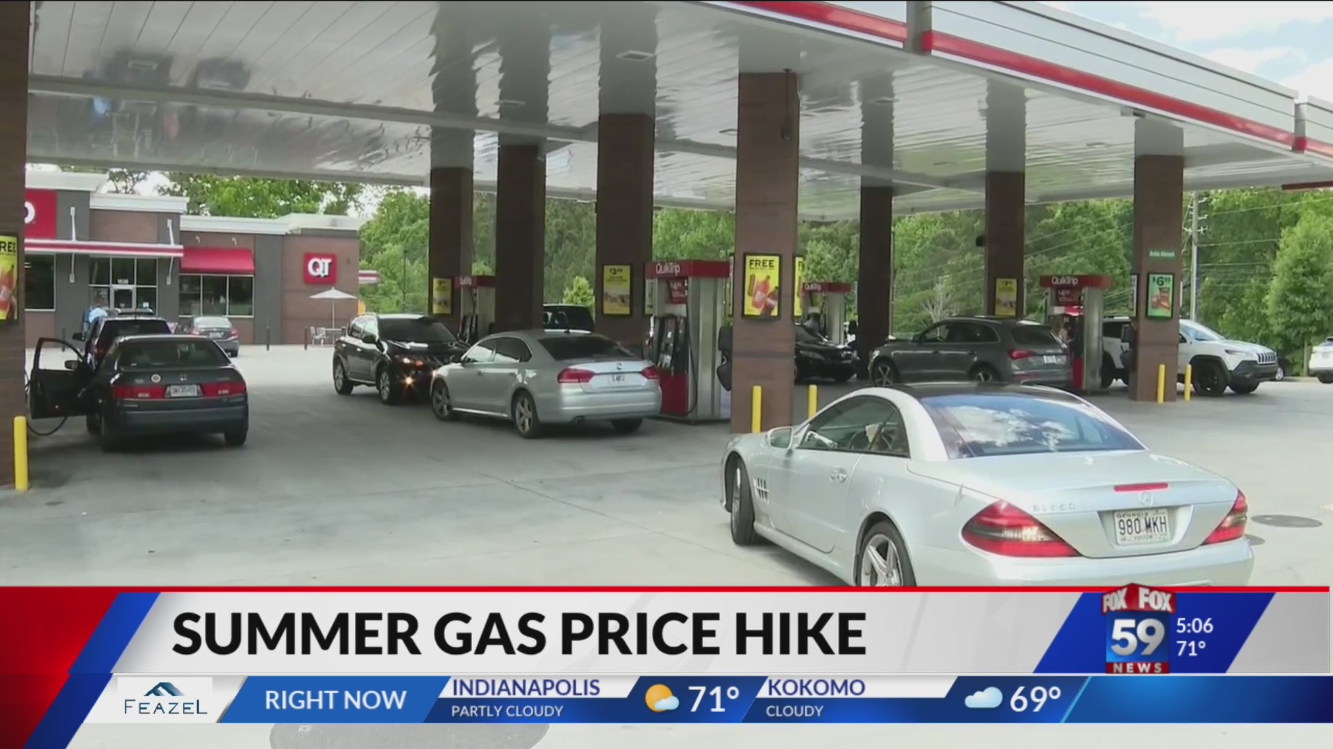 Indiana experiencing a summer gas price hike – Fox 59