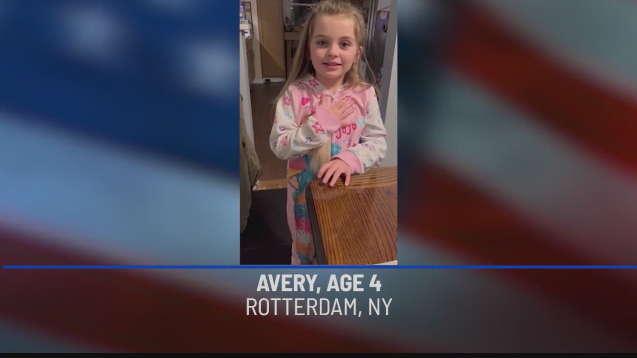 Avery gives us our daily pledge of allegiance – NEWS10 ABC