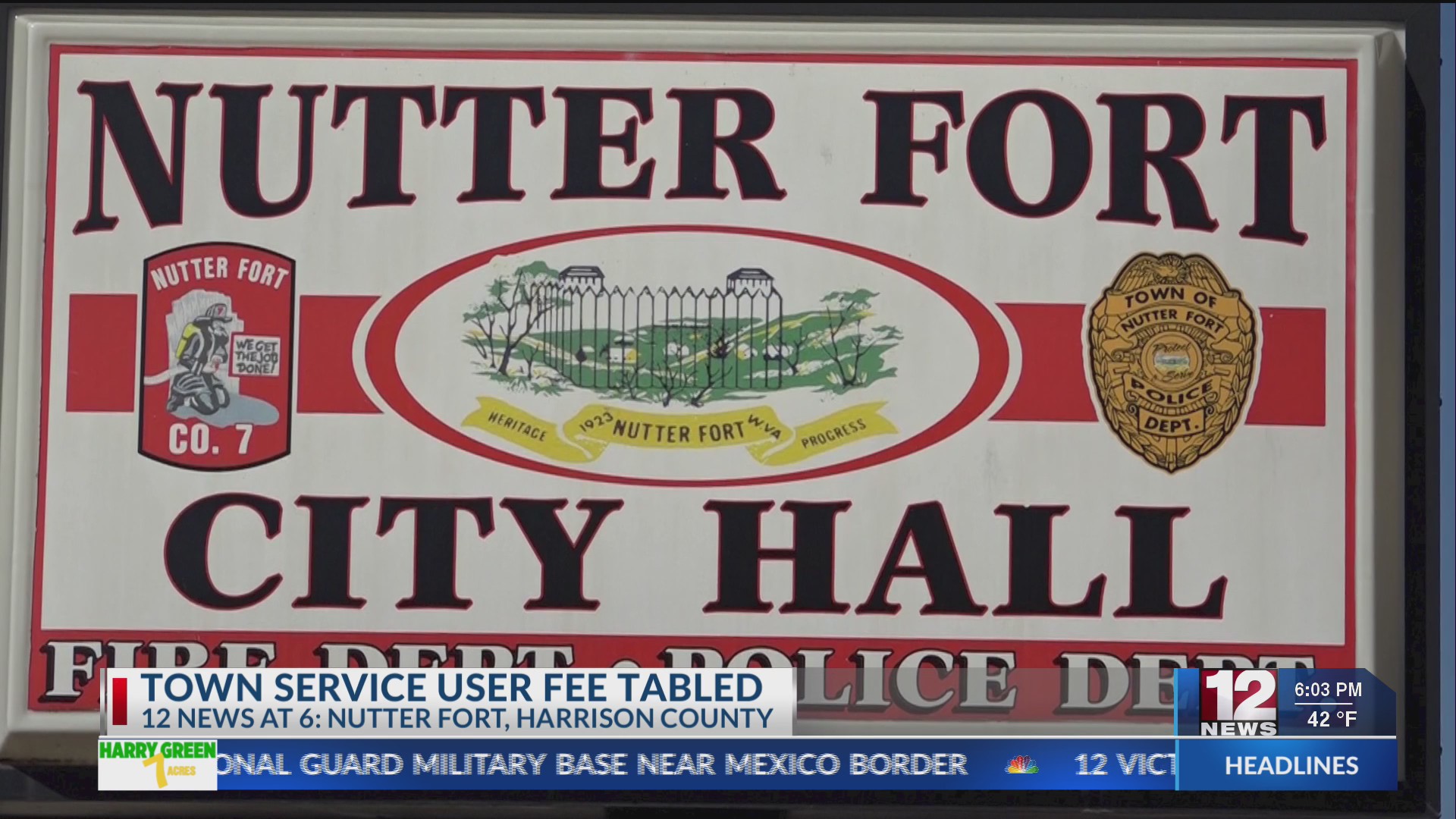 Nutter Fort tables controversial service user fee ordinance – WBOY.com