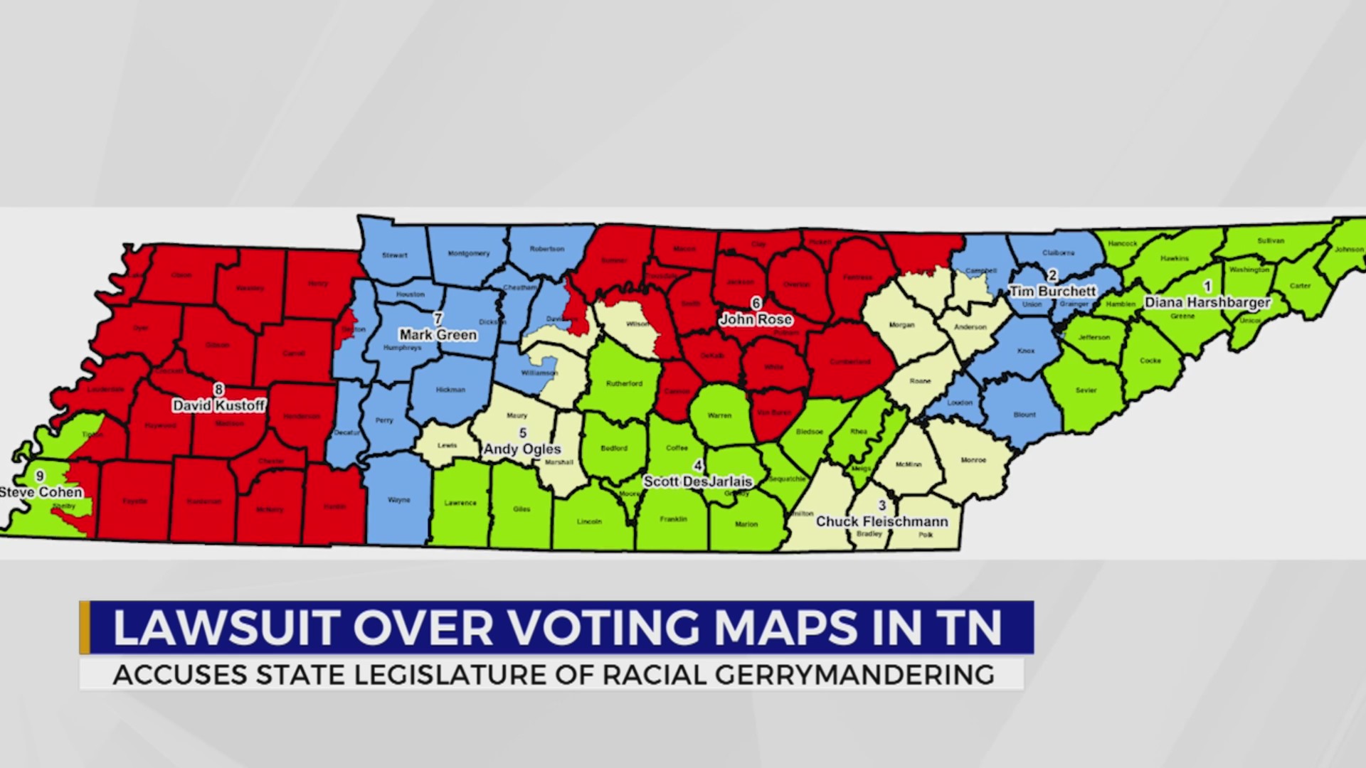 Civil rights groups challenge Tennessee GOP-led redistricting maps ...