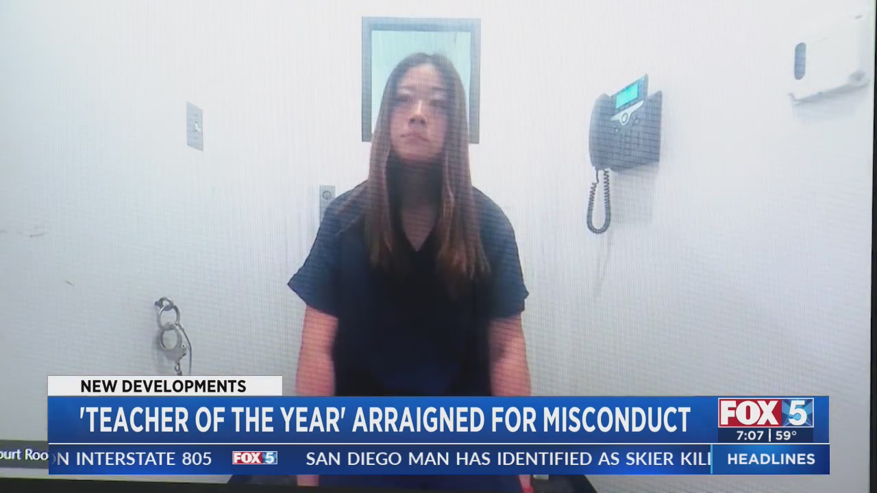 ‘Teacher Of The Year’ Arraigned For Misconduct – FOX 5 San Diego & KUSI ...