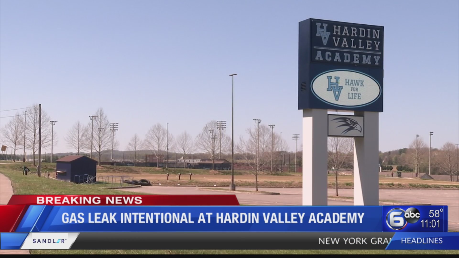 Hardin Valley Academy Gas Leak