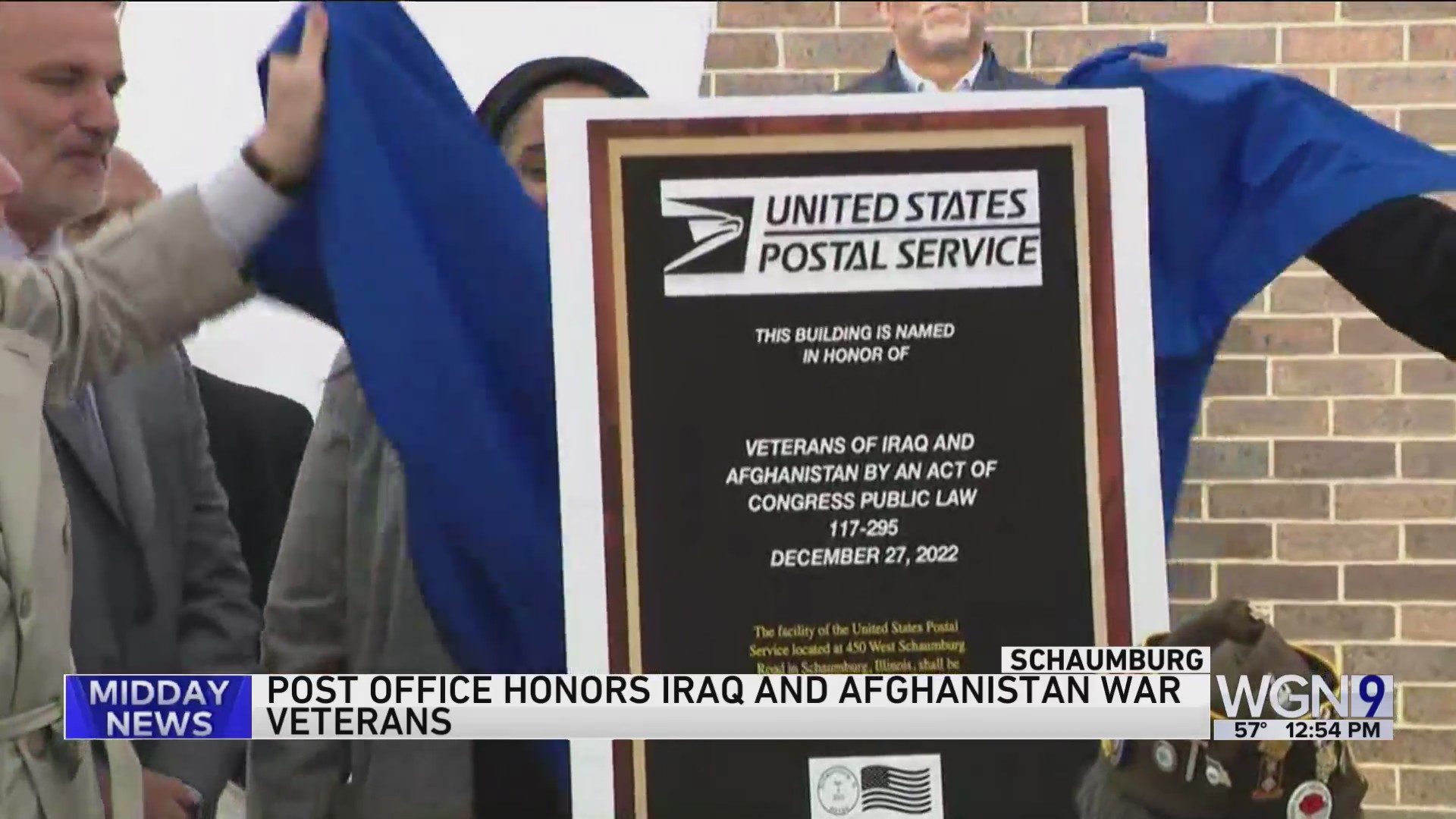 Renamed Schaumburg post office honors US war veterans of Iraq and ...