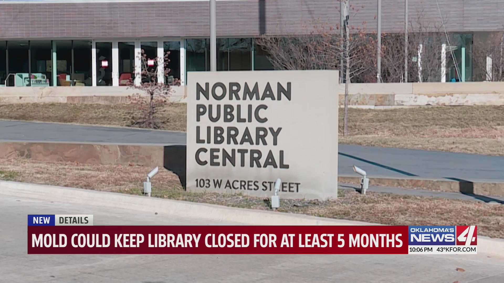 Mold could keep library closed for at least 5 months – KFOR.com ...