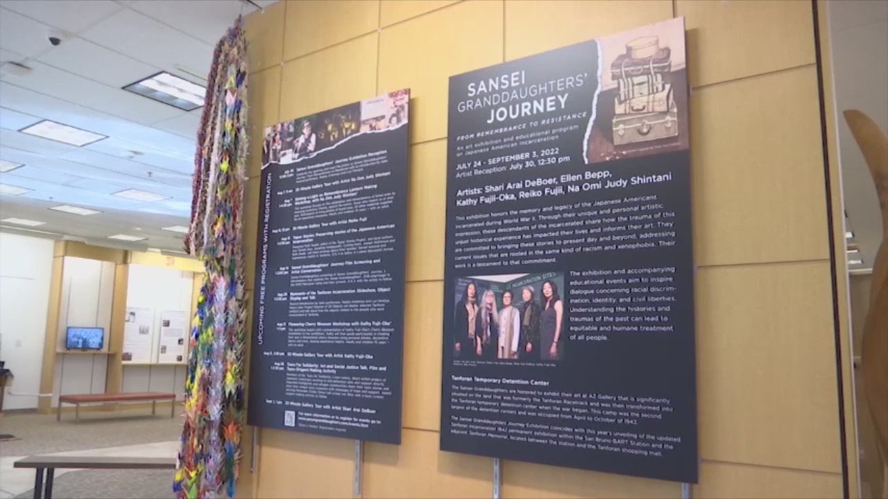 Exhibit on Japanese internment camps at Tanforan Mall in San Bruno – KRON4