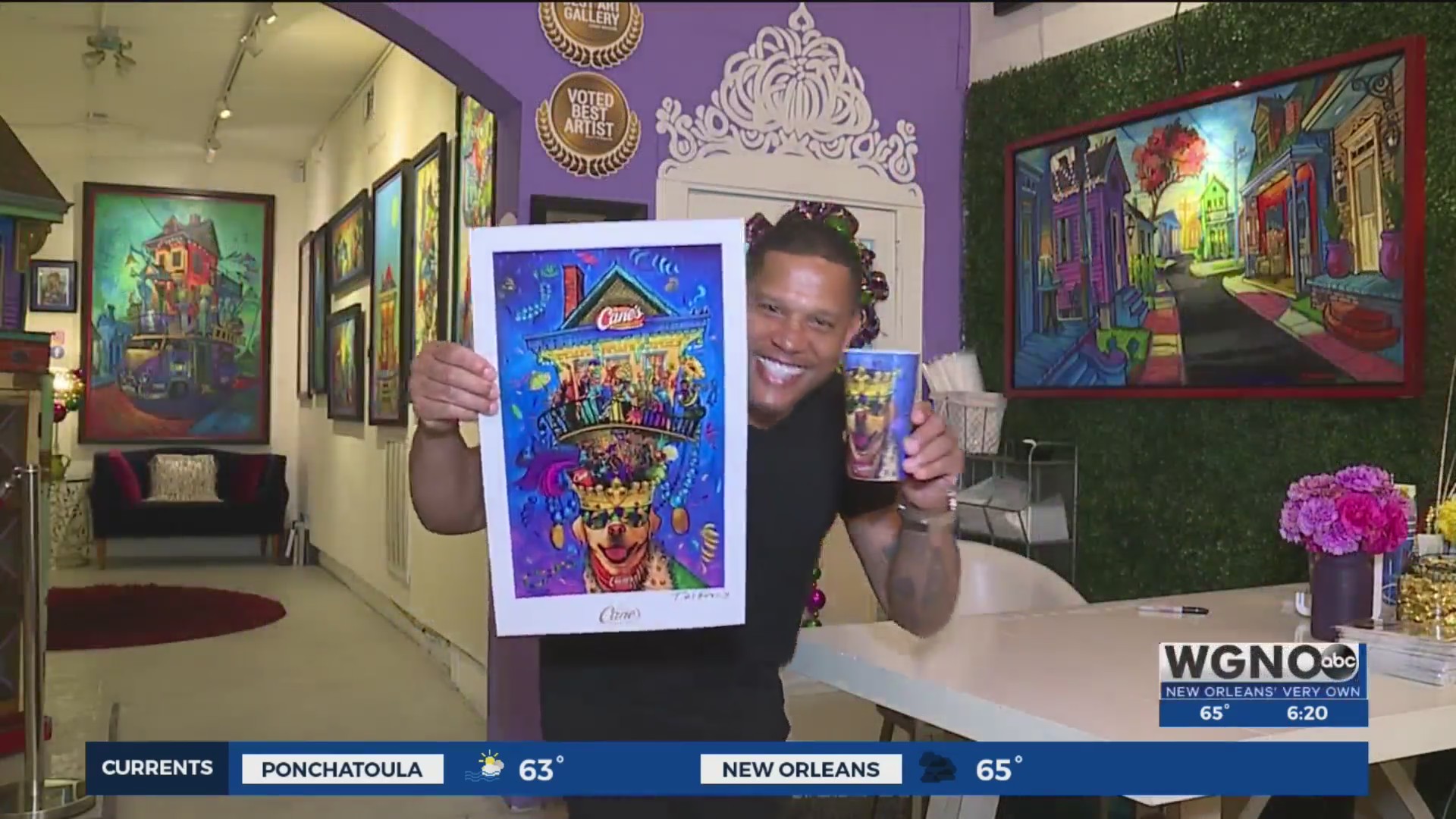Artist Terrance Osborne teams up with Raising Cane’s for new Mardi Gras ...