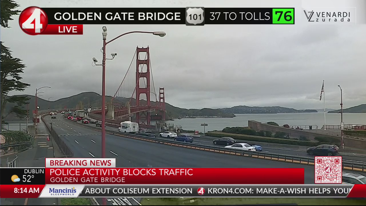 Protesters shut down Golden Gate Bridge Wednesday morning – KRON4