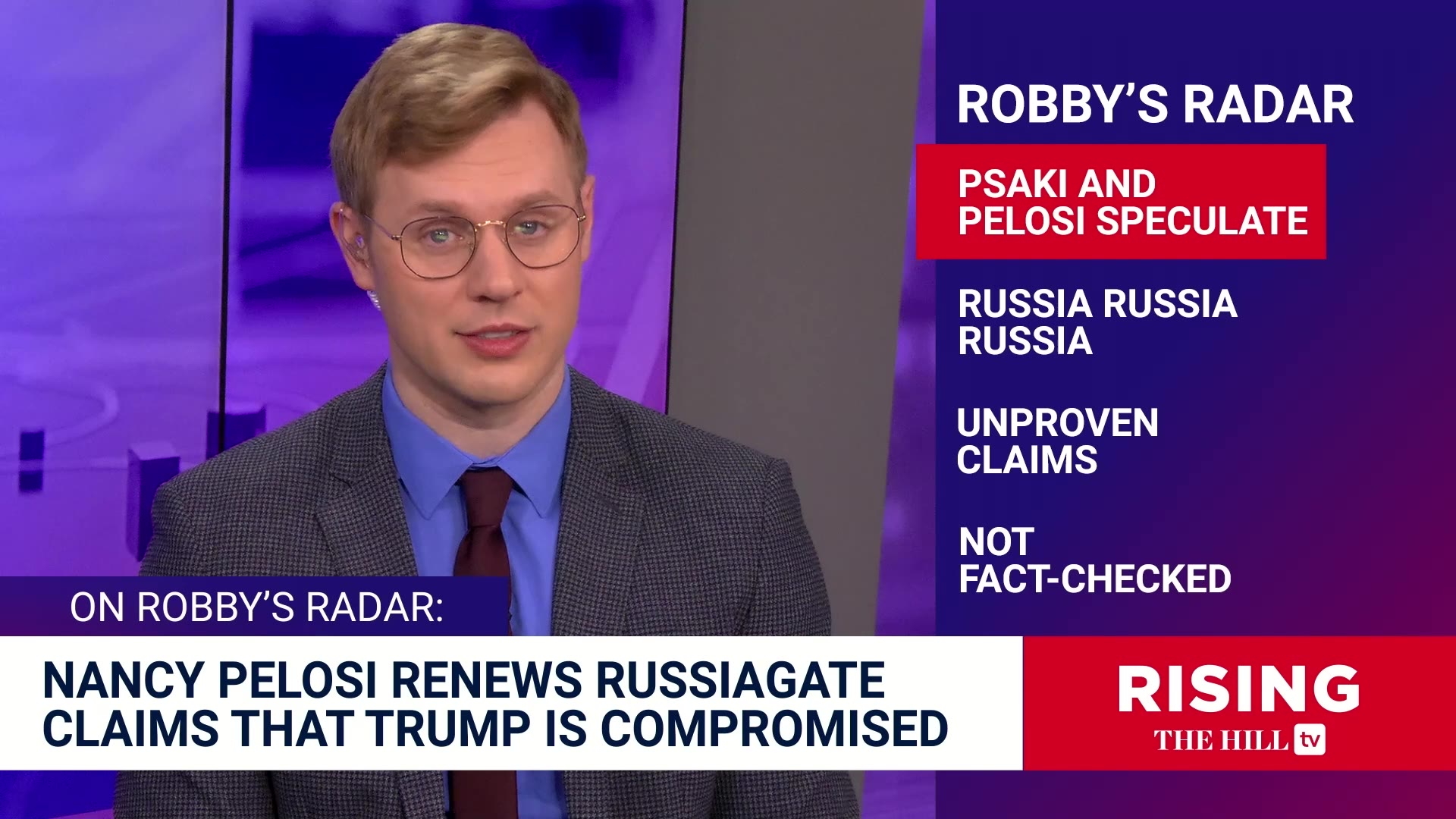 Robby Soave: Nancy Pelosi shamefully says Trump is compromised by Putin ...