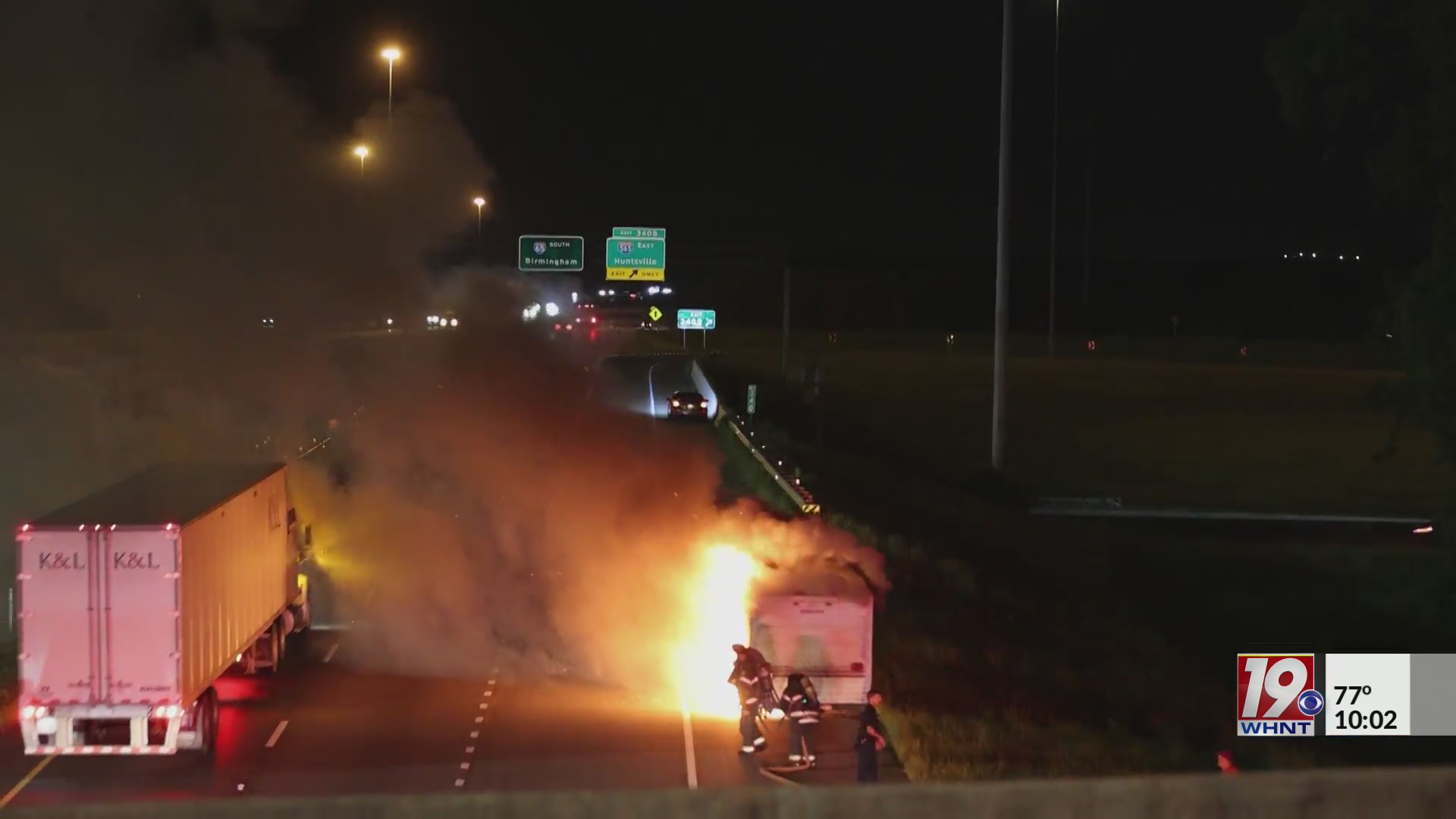 Decatur Fire Respond Camper fire at I-65/565 Interchange | May 13, 2023 ...
