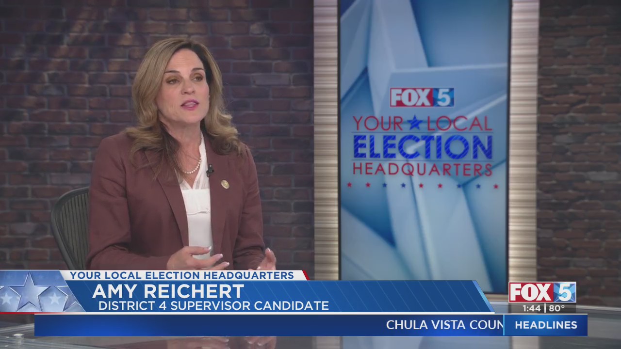 District 4 Supervisor Candidate Amy Reichert – FOX 5 San Diego & KUSI News