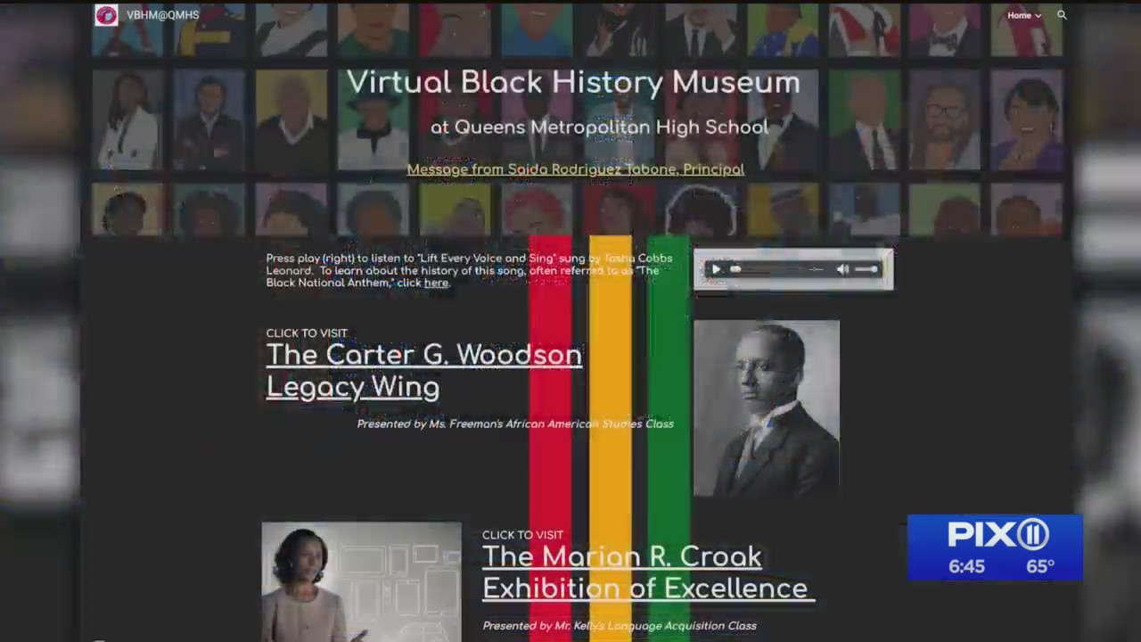 Queens HS launches virtual Black History museum – PIX11