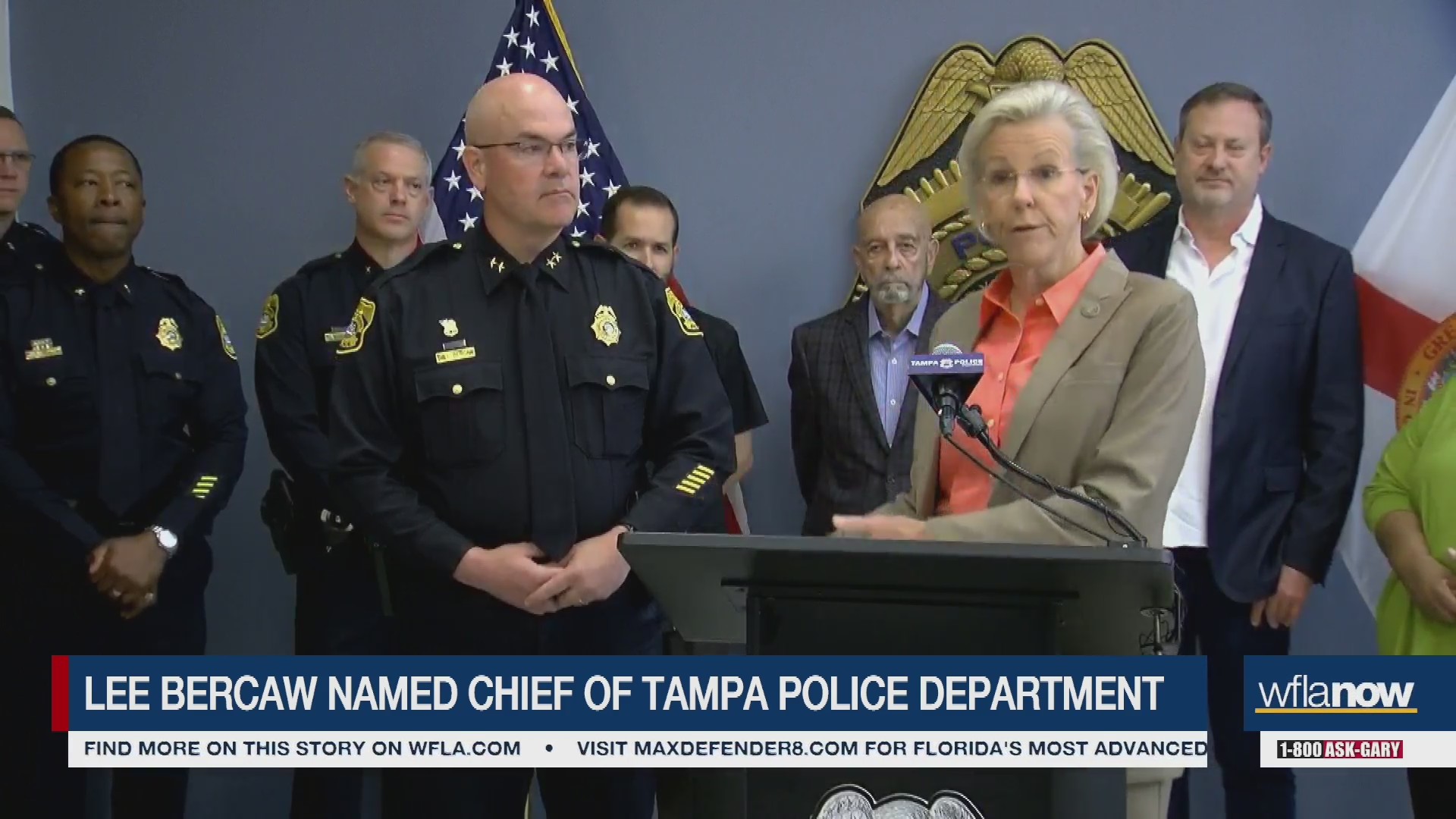 Mayor Castor selects Lee Bercaw for chief of Tampa Police Department – WFLA