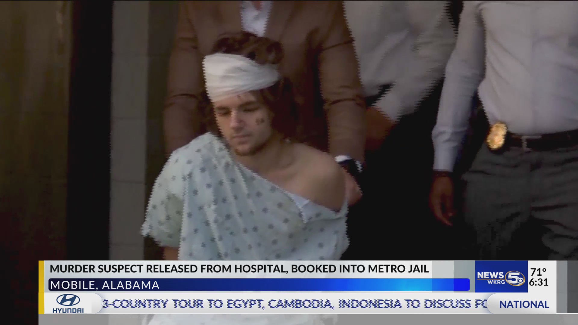 Mobile police move murder suspect from hospital to Mobile Metro Jail ...