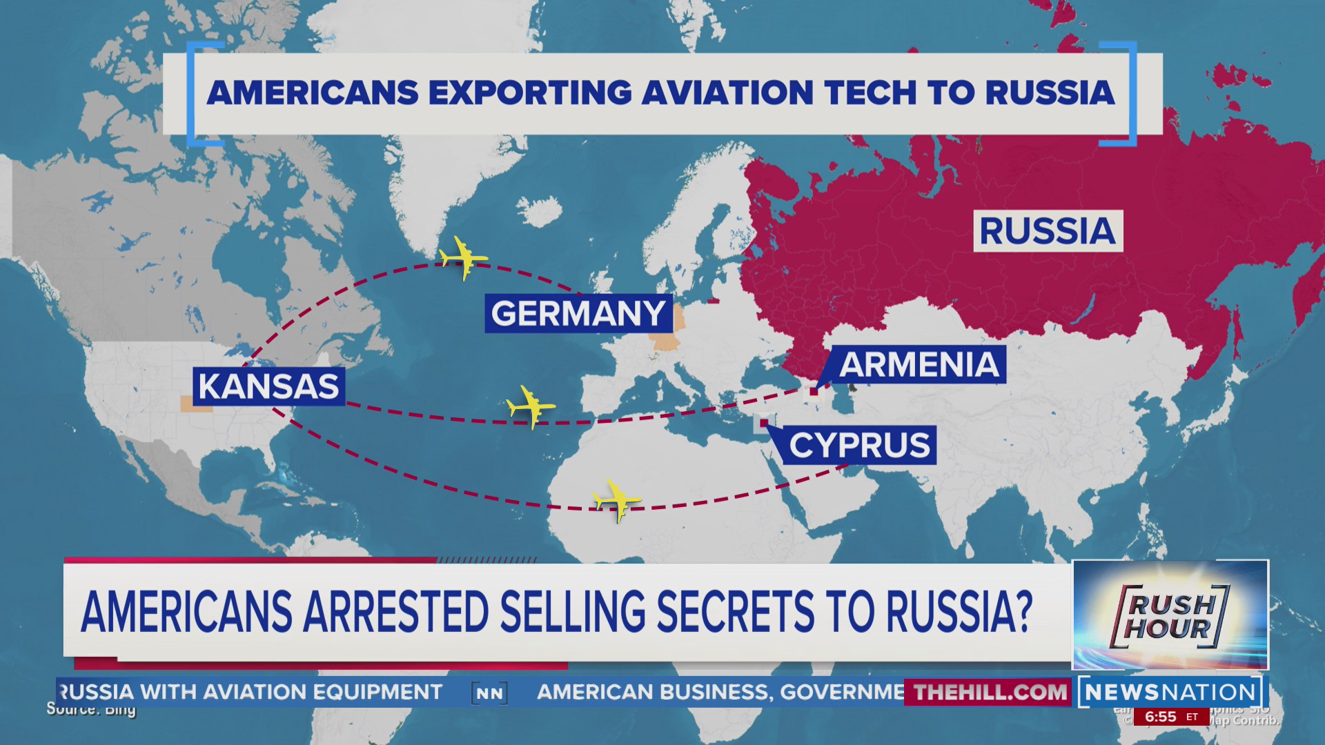 Americans arrested in alleged plot to send Russia aviation gear | Rush ...