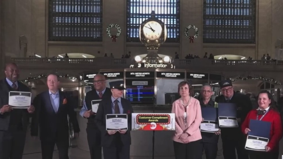 MTA employees honored for customer service – PIX11