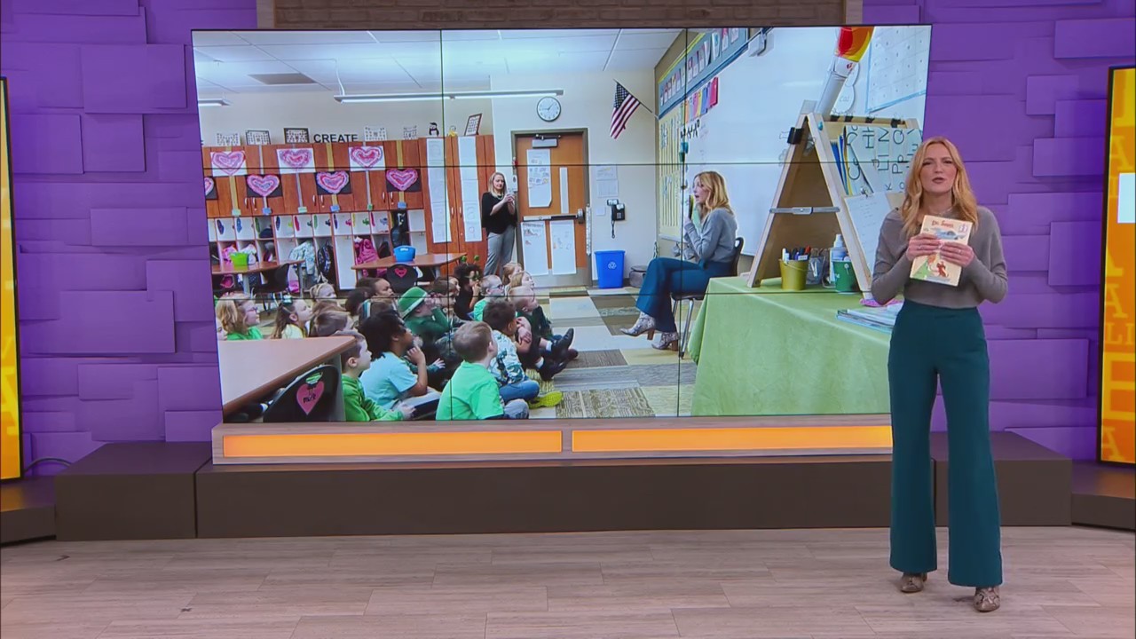 Maybe you should read a book! Rachel reads to school kids for Read ...