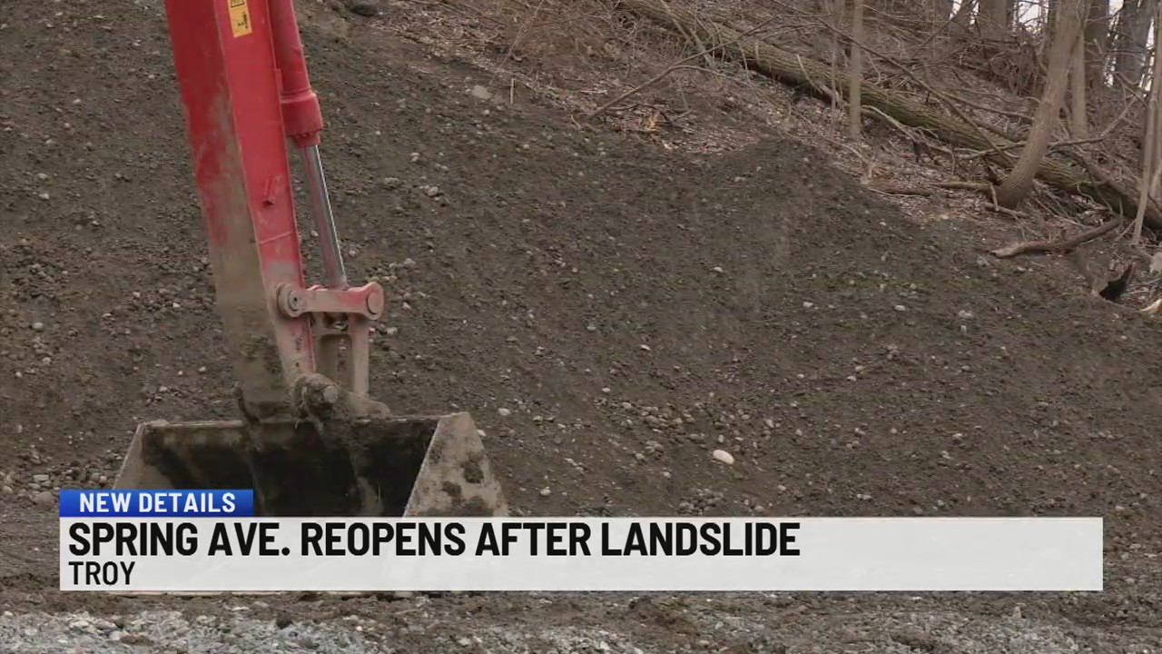 Spring Avenue in Troy reopens after landslide – NEWS10 ABC