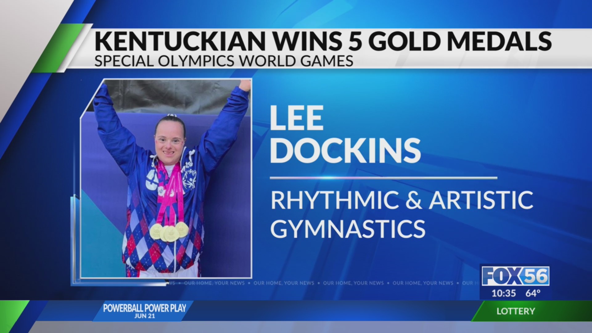 Kentucky gymnast wins 5 gold medals at Special Olympics World Games ...