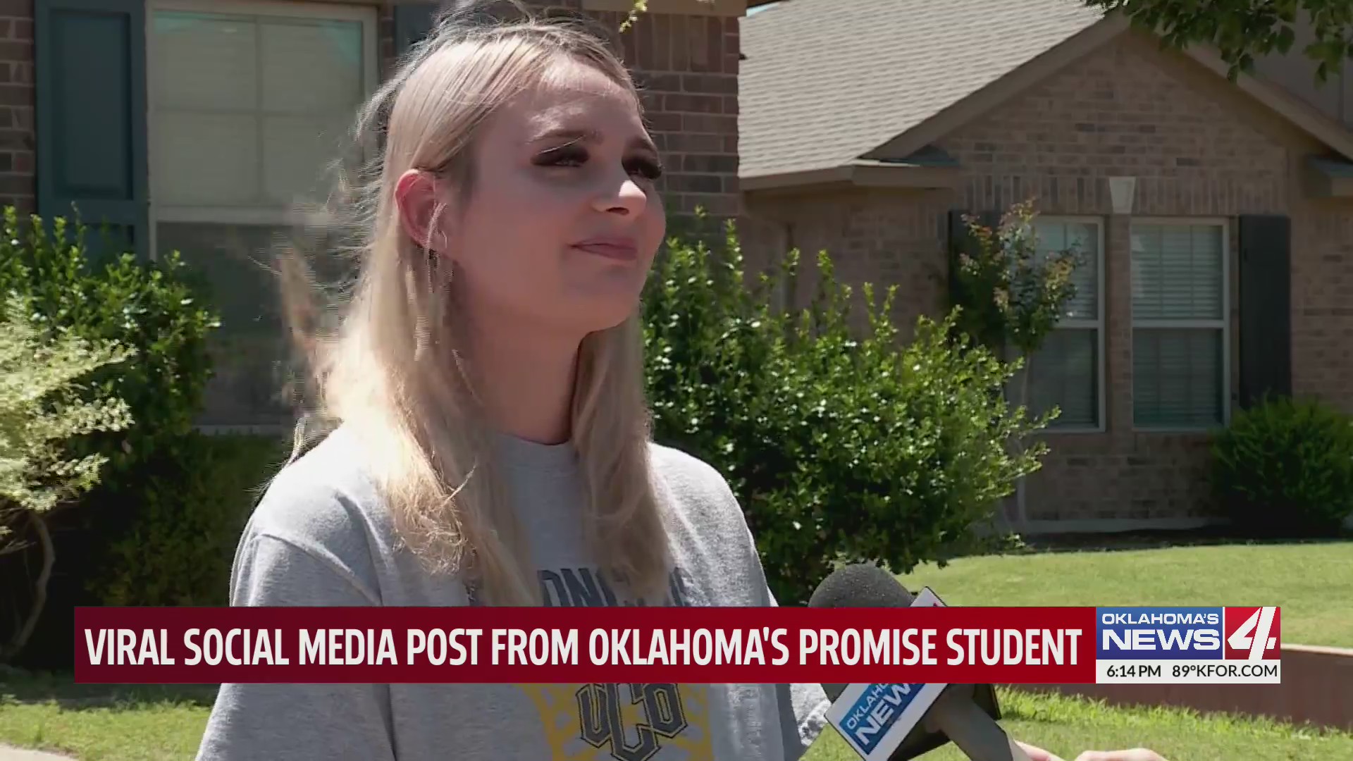 Viral social media post from Oklahoma’s Promise student – KFOR.com ...