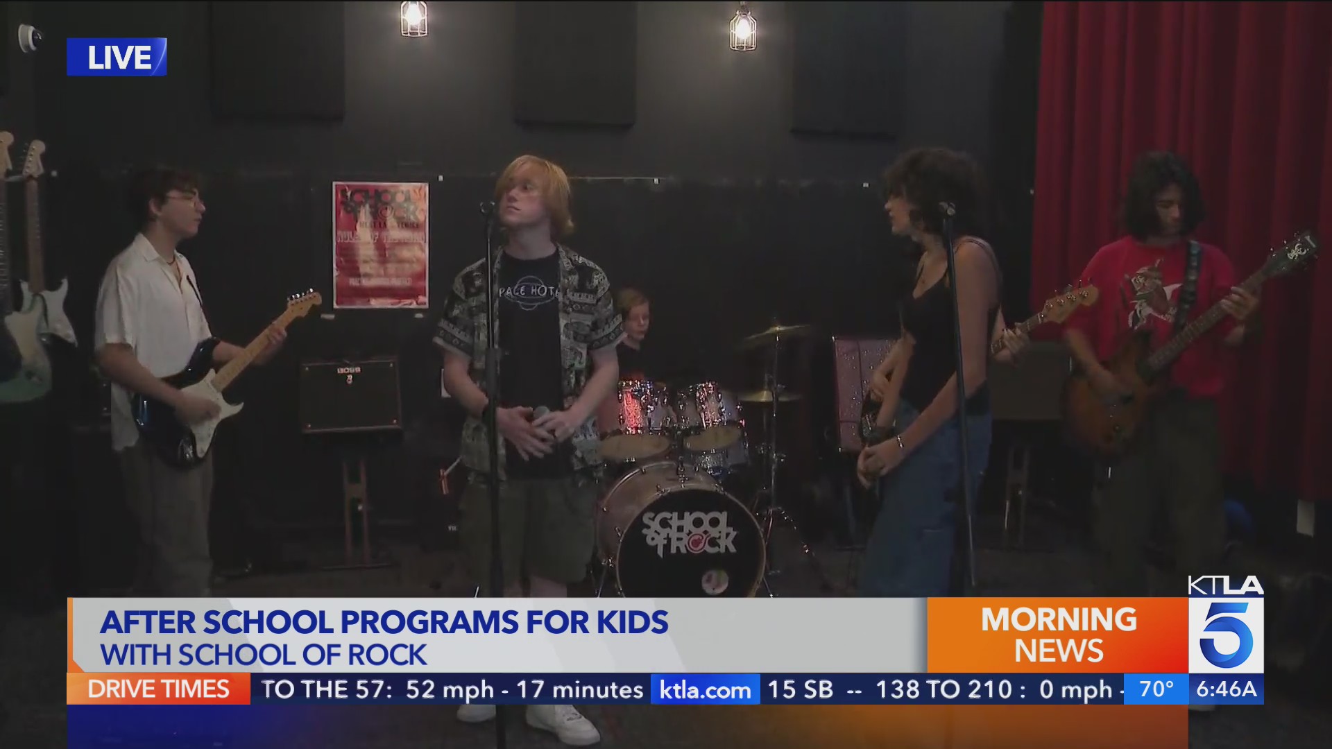 After-school music programs jam out at the School of Rock – KTLA
