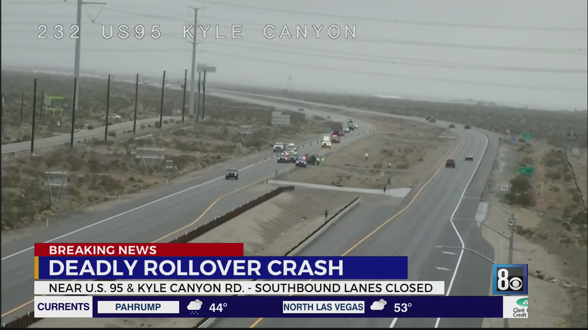 Deadly crash investigation near Kyle Canyon Rd – KLAS