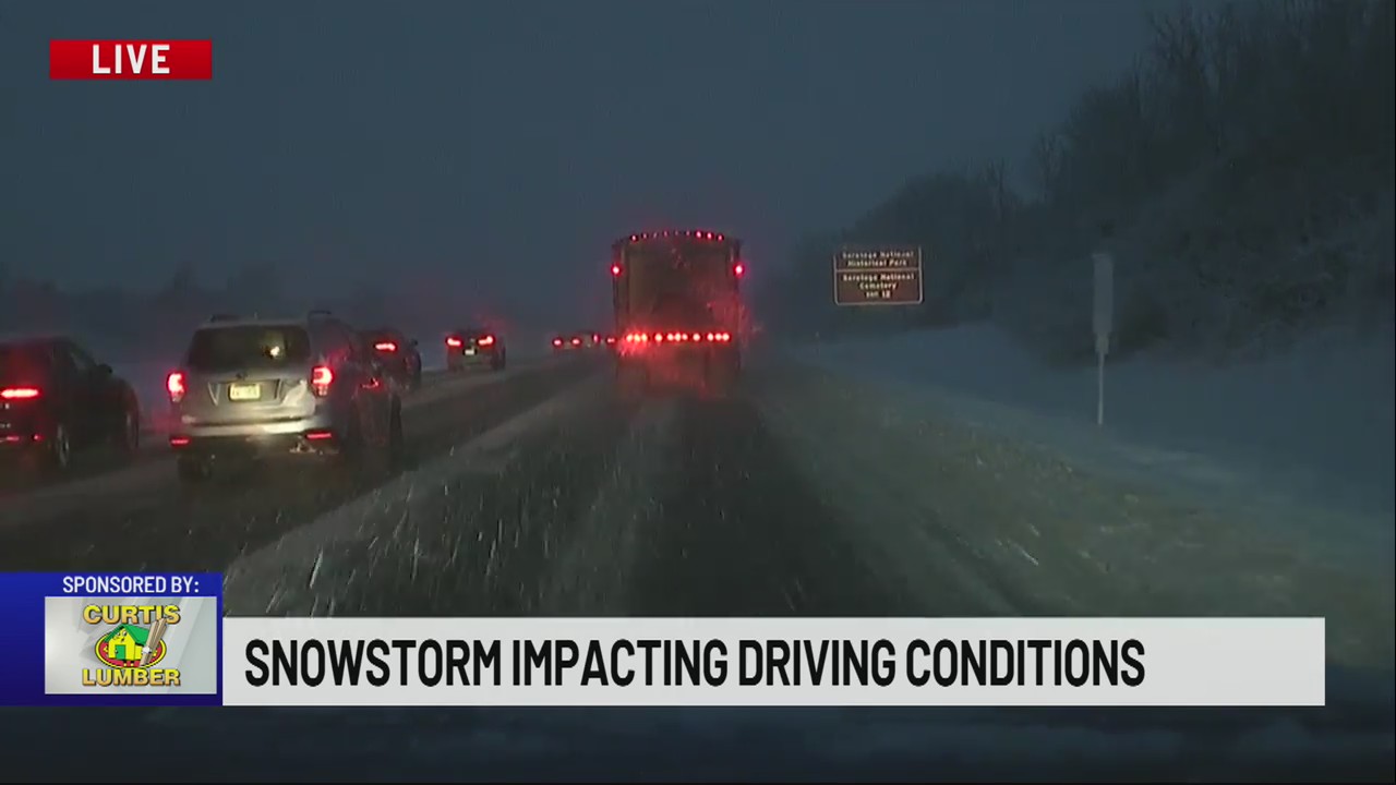 Snowstorm impacting driving conditions – NEWS10 ABC