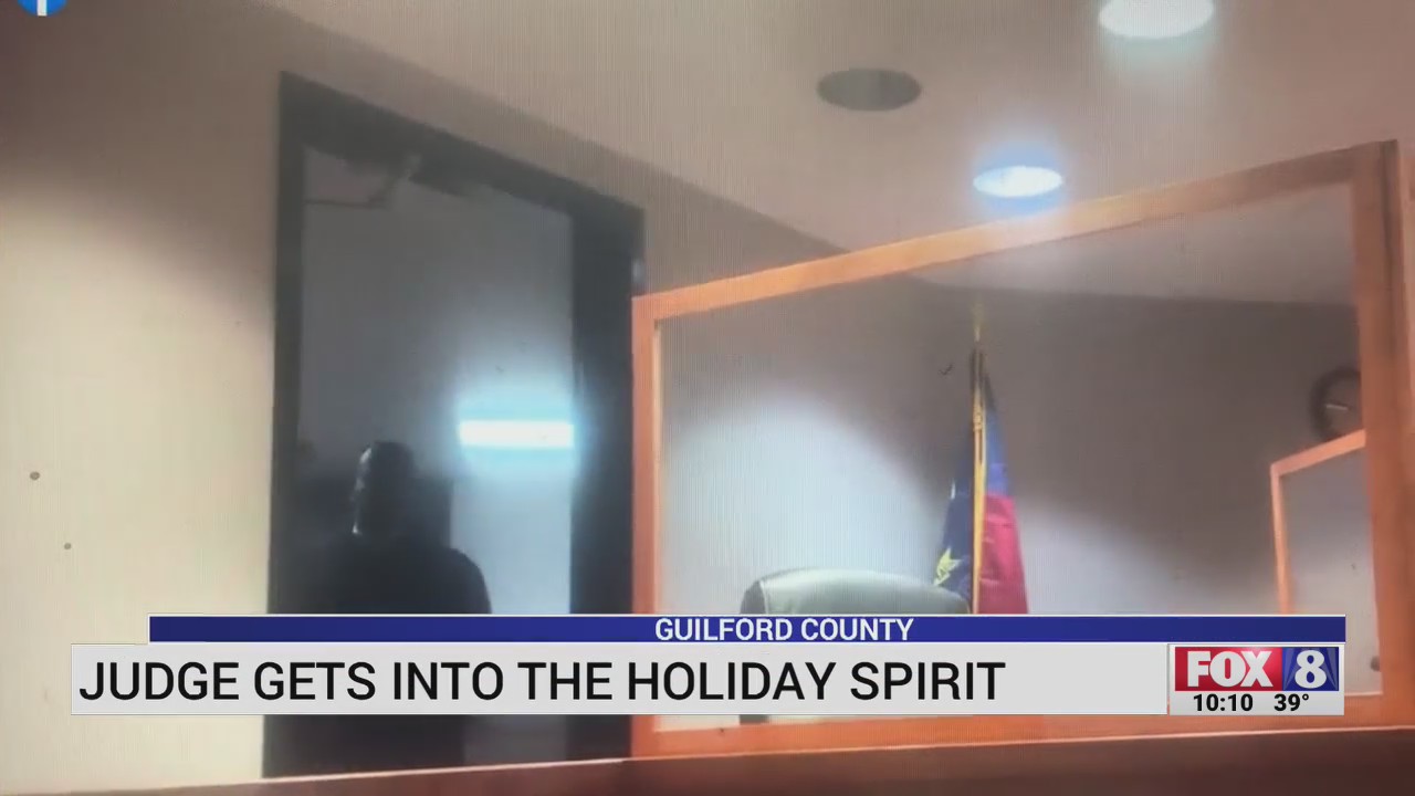 Guilford County judge gets into the holiday spirit, serenading the ...