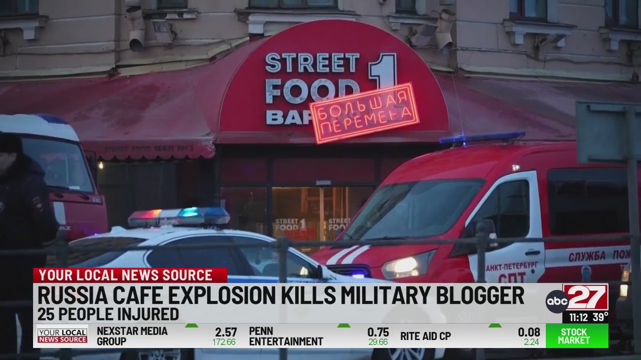 Explosion in Russian cafe kills prominent military blogger – PAhomepage.com
