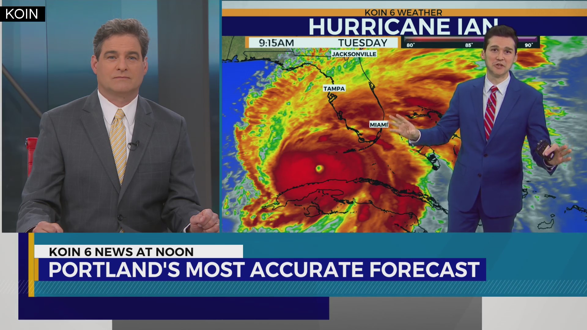 Weather forecast: Tracking Hurricane Ian from Portland, Oregon – KOIN.com