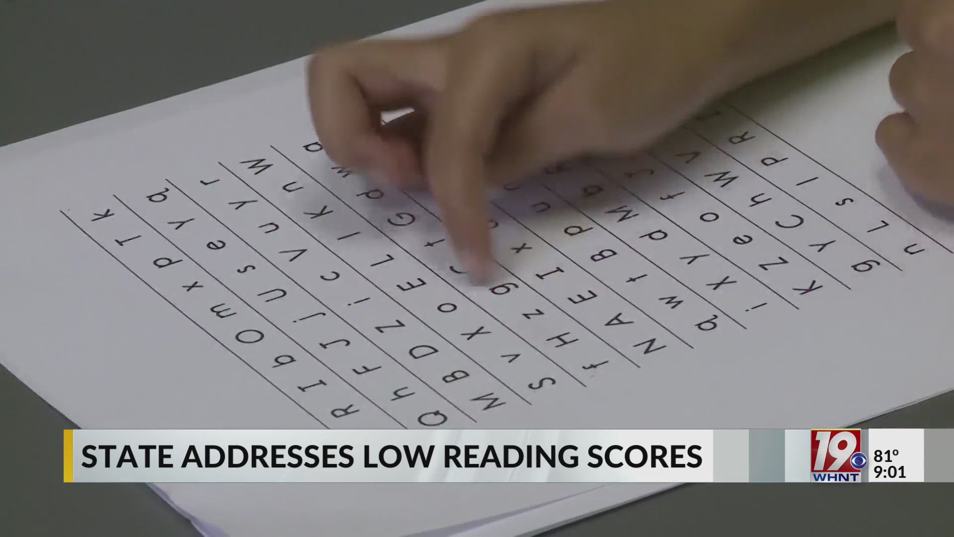 State Addresses Low Reading Scores – WHNT.com
