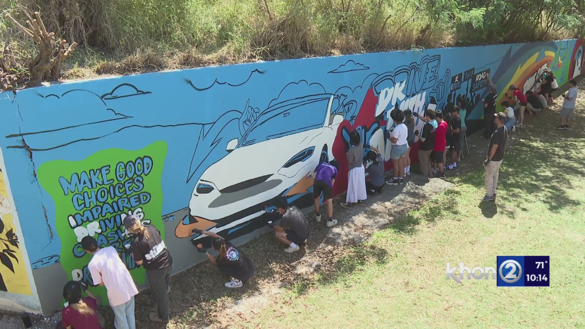Drive with Aloha murals make its way to Kalani High School – KHON2