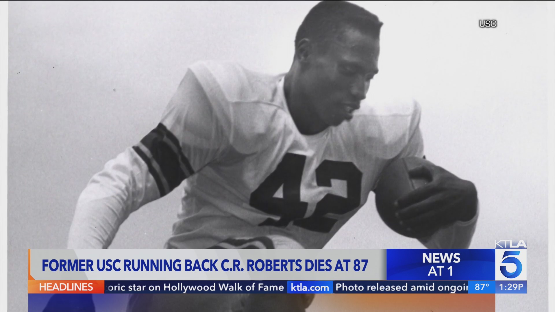 C.R. Roberts, who led USC to victory over Longhorns in segregated Texas ...